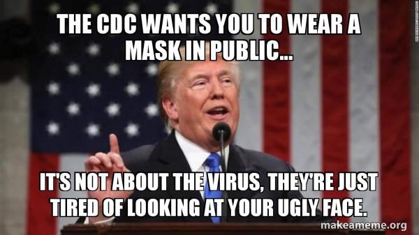 The CDC wants you to wear a mask in public... It's not about the virus ...