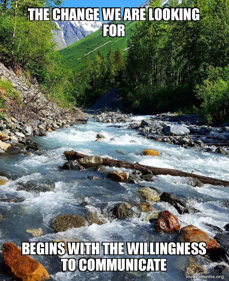 The change we are looking for Begins with the Willingness to ...