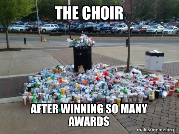 The choir After winning so many awards - Canadian Football Fans meme ...