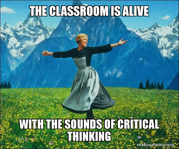 The classroom is alive with the sounds of critical thinking - Sound of ...