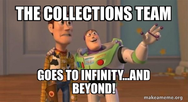 The Collections Team Goes to infinity...and beyond! - Buzz and Woody ...