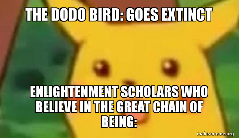 The Dodo Bird: Goes Extinct Enlightenment Scholars who believe in the ...