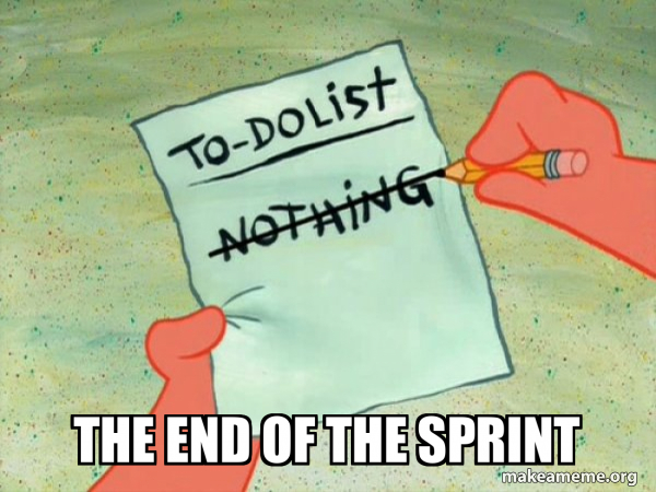 The end of the sprint - TO-DO List Meme Generator