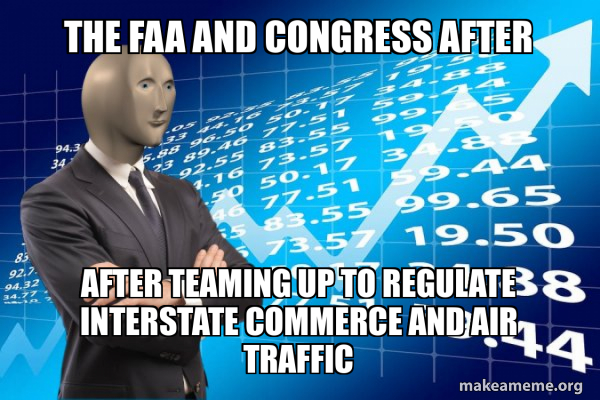 THE FAA AND CONGRESS AFTER AFTER TEAMING UP TO REGULATE INTERSTATE ...