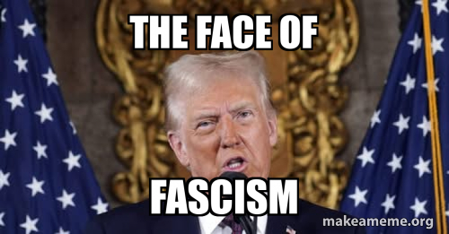 the face of fascism Meme Generator