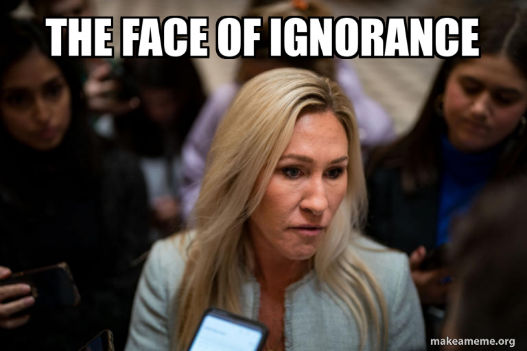 THE FACE OF IGNORANCE Meme Generator