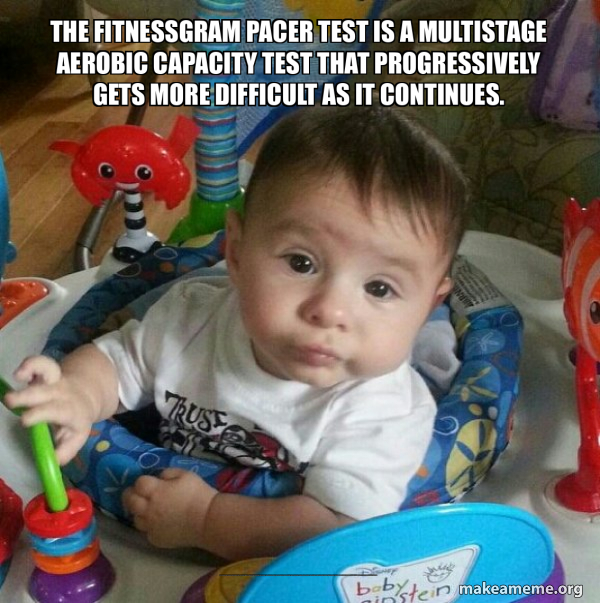 The FitnessGram PACER Test is a multistage aerobic capacity test that ...
