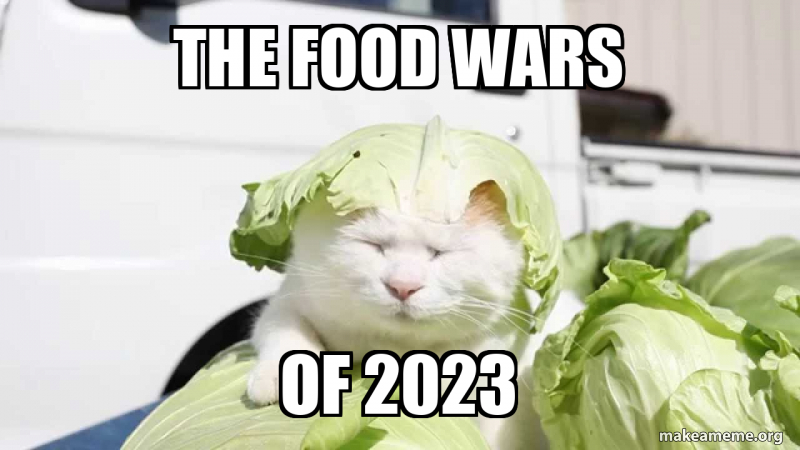 the food wars of 2023 Meme Generator