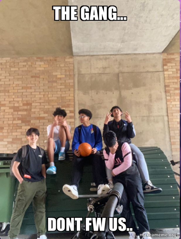 the gang... dont fw us.. Meme Generator