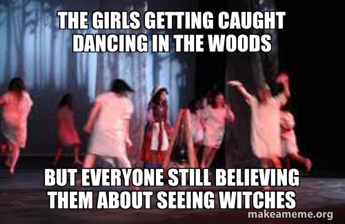The girls getting caught dancing in the woods But eveRyone still BELIEVING them about seeing ...