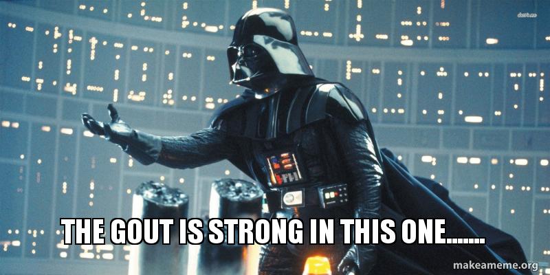The gout is strong in this one....... Meme Generator