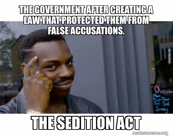 The government after creating a law that protected them from false ...