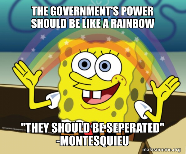 the government's power should be like a rainbow "they should be ...