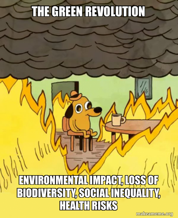 The Green Revolution Environmental Impact, Loss of Biodiversity, Social ...