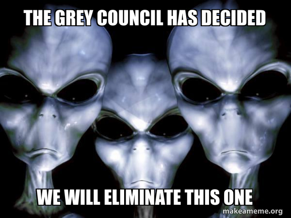the grey council has decided we will eliminate this one Meme Generator