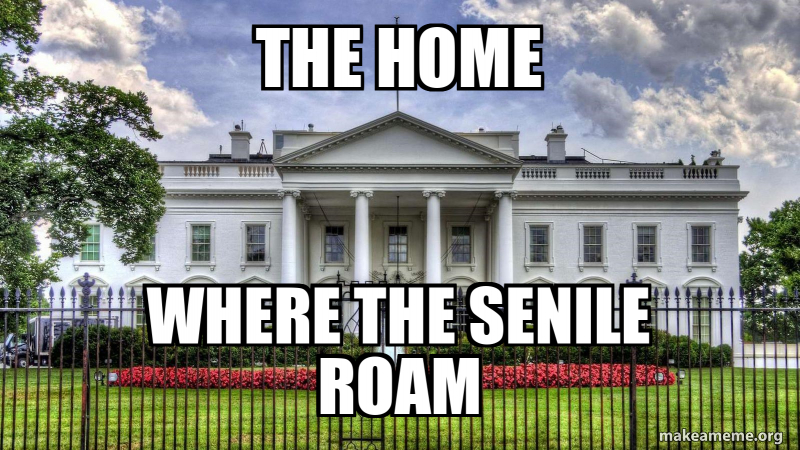 the home where the senile roam Meme Generator