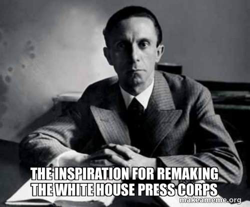 the inspiration for remaking the white house press corps Meme Generator