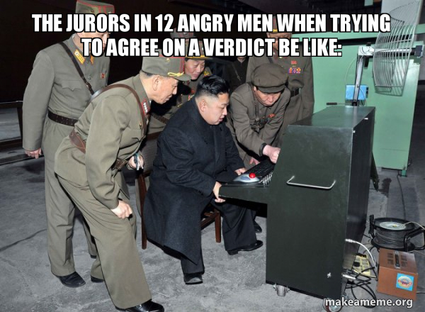 Angry Gentlemen Meme YARN | This Isn't A Game. | 12 Angry Men (1957)