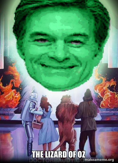 the lizard of oz Meme Generator