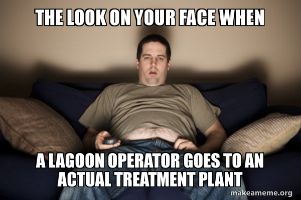The look on your face when A lagoon operator goes to an actual ...
