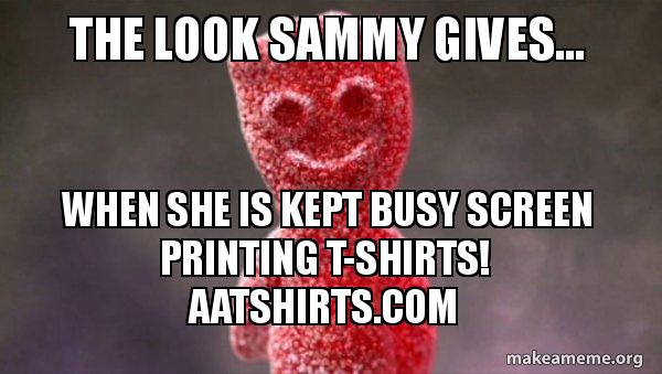 Screen Printing Memes Full Color Clear Film Screen Prints – Design