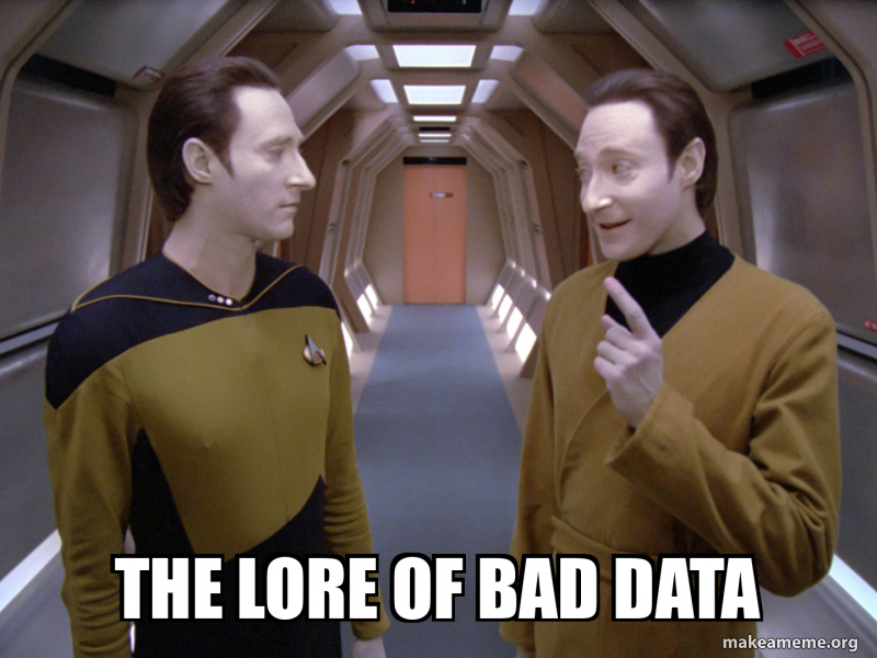 The Lore of Bad Data Meme Generator
