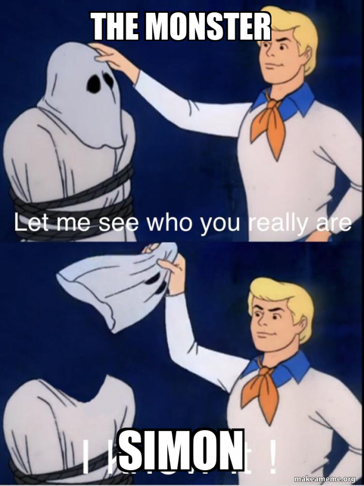 The monster Simon Meme Generator