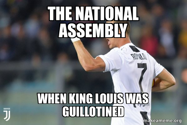 The National Assembly When King Louis was guillotined - Cristiano ...