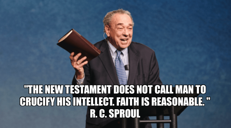 "The new testament does not call man to crucify his intellect. faith is ...