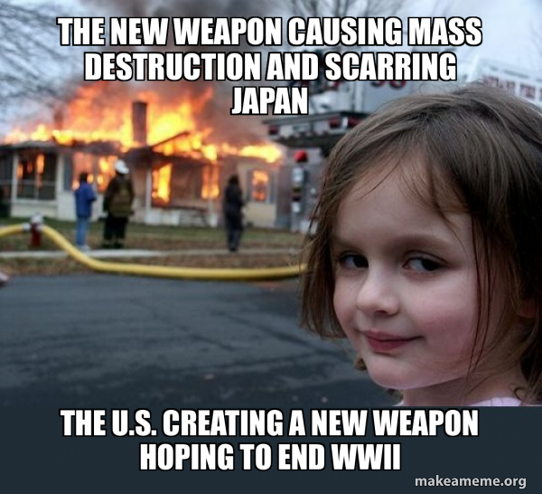 The new weapon causing mass destruction and scarring Japan The U.S ...