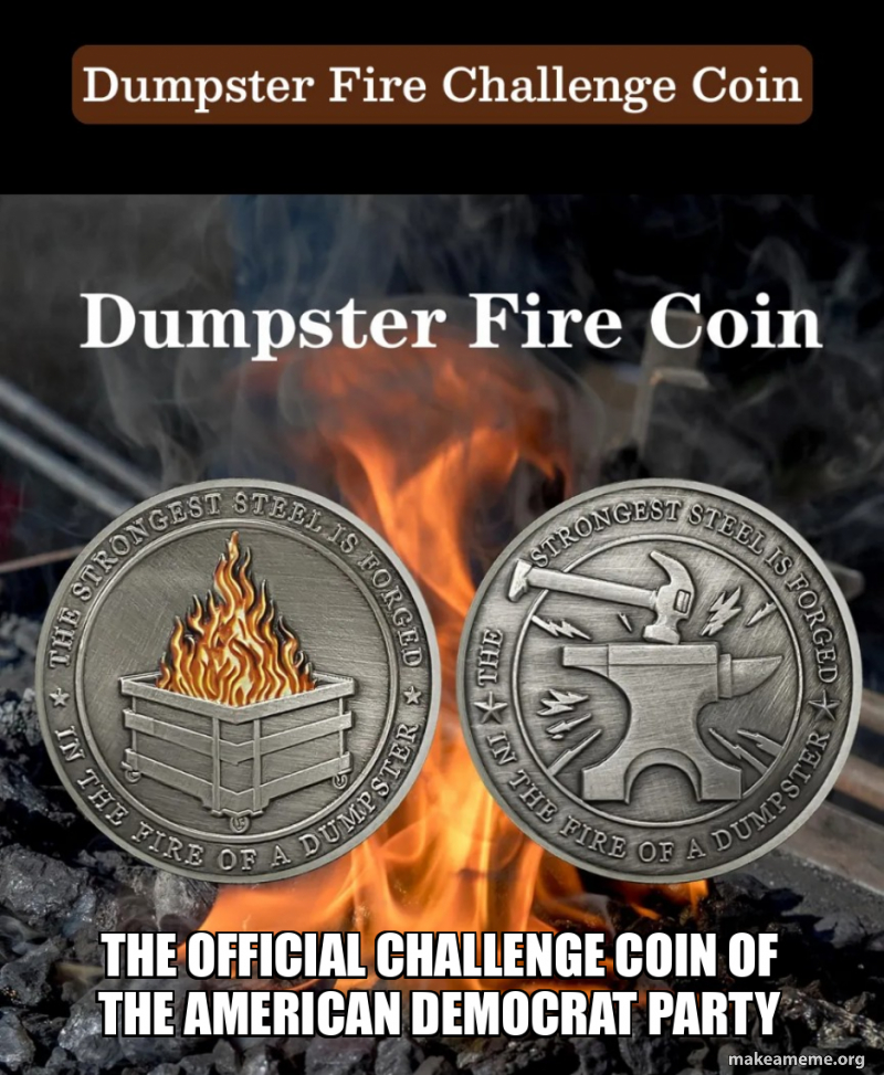 The official challenge coin of the American Democrat party - Democrat ...