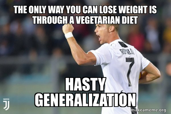 The only way you can lose weight is through a vegetarian diet Hasty ...