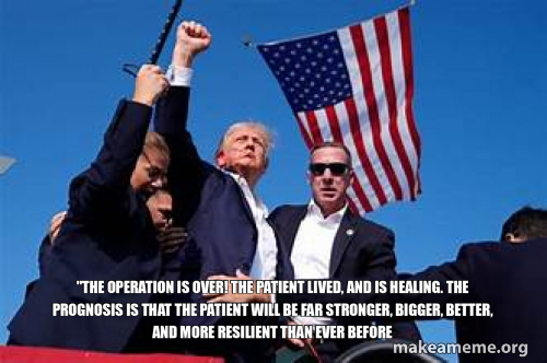 "THE OPERATION IS OVER! THE PATIENT LIVED, AND IS HEALING. THE ...