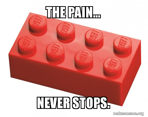 Lego Pain Memes