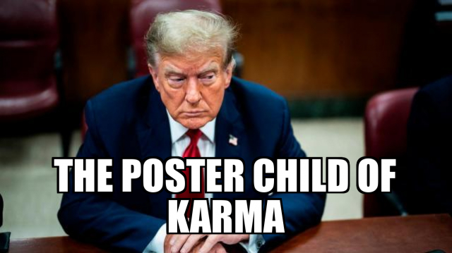 the poster child of karma Meme Generator