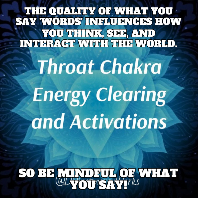 the quality of what you say 'words' influences how you think, see, and ...