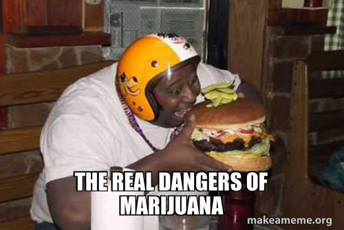 The real dangers of marijuana Meme Generator