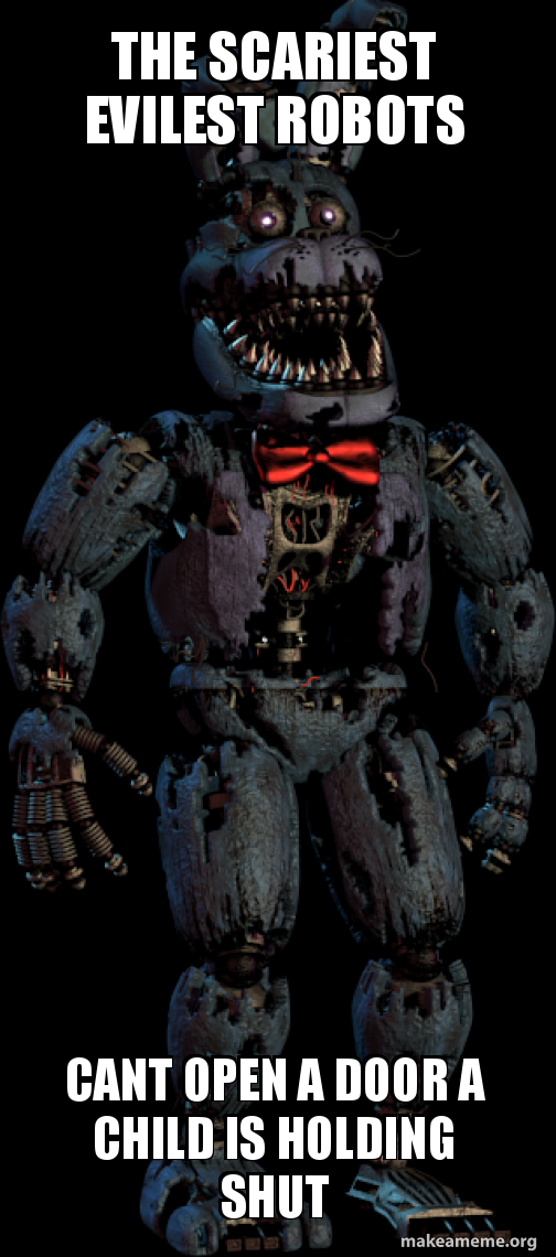 The Scariest EVILEST robots Cant open a Door a child is hOldIng shut ...