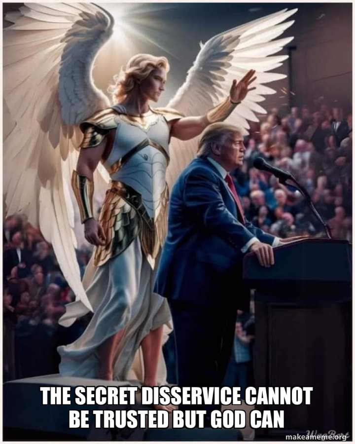 The secret disservice cannot be trusted but God can Meme Generator
