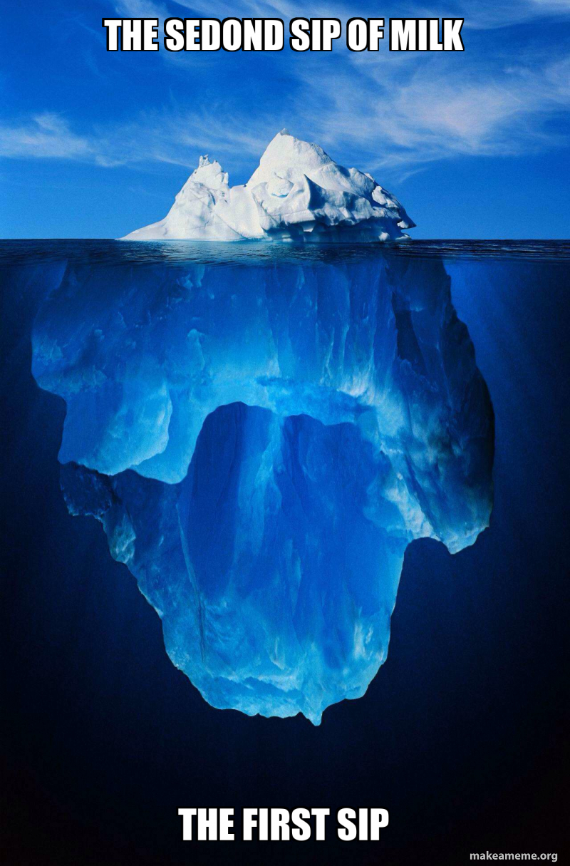 The sedond sip of milk The first sip Meme Generator