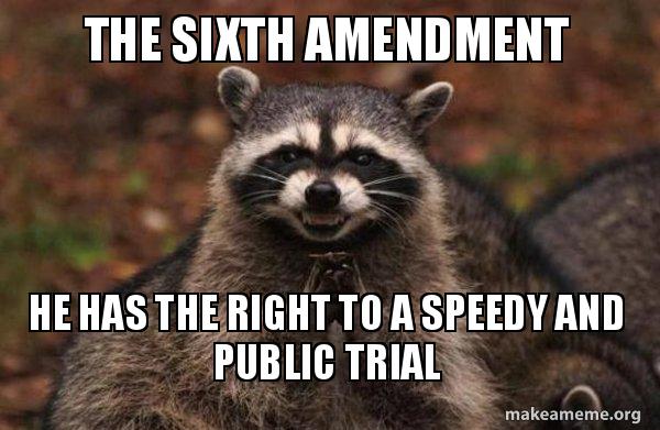Amendment 6 Right To A Speedy Public Trial