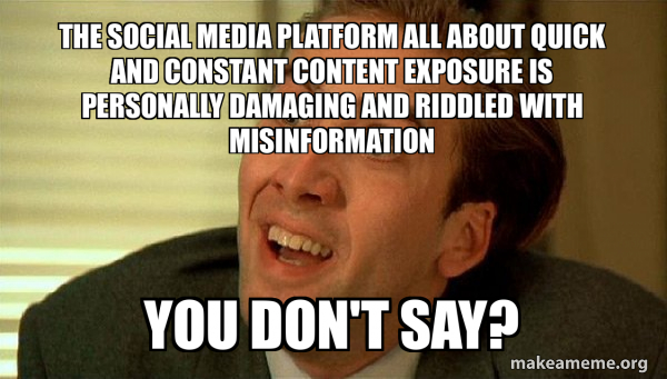 THE SOCIAL MEDIA PLATFORM ALL ABOUT QUICK AND CONSTANT CONTENT EXPOSURE ...
