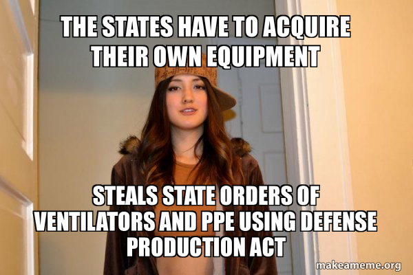 The states have to acquire their own equipment StEals stAte orders of ...