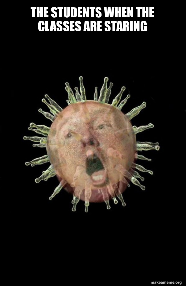 the students when the classes are staring - Trumpvirus TrumpPandemic ...