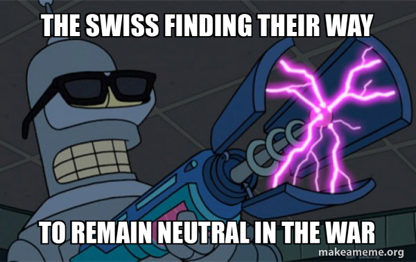 the swiss finding their way to remain neutral in the war - Blasting ...