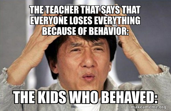 The teacher that says that everyone loses everything because of ...