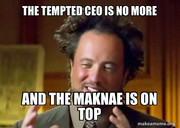 THE TEMPTED CEO IS NO MORE AND THE MAKNAE IS ON TOP - Ancient Aliens ...