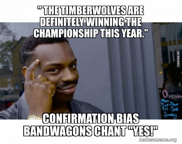 " The Timberwolves are definitely winning the championship this year ...