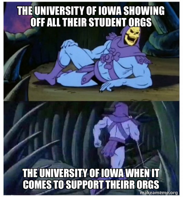The University of Iowa showing off all their student orgs The ...