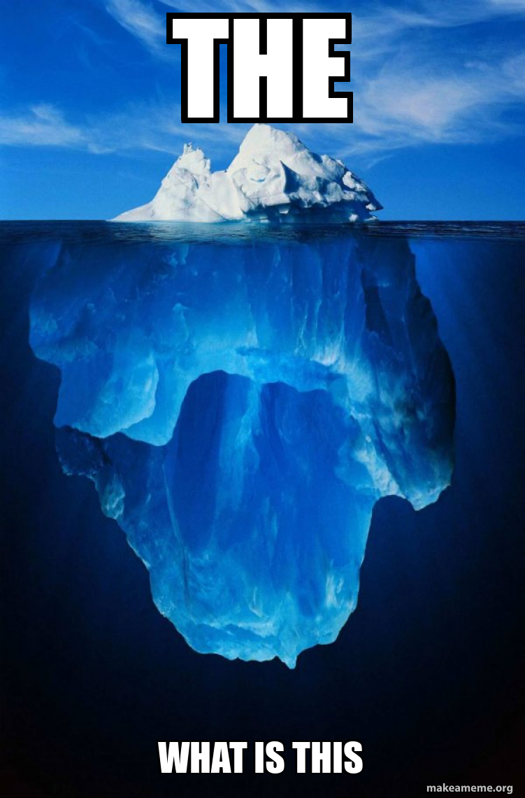 THE WHAT IS THIS - Iceberg Meme Generator